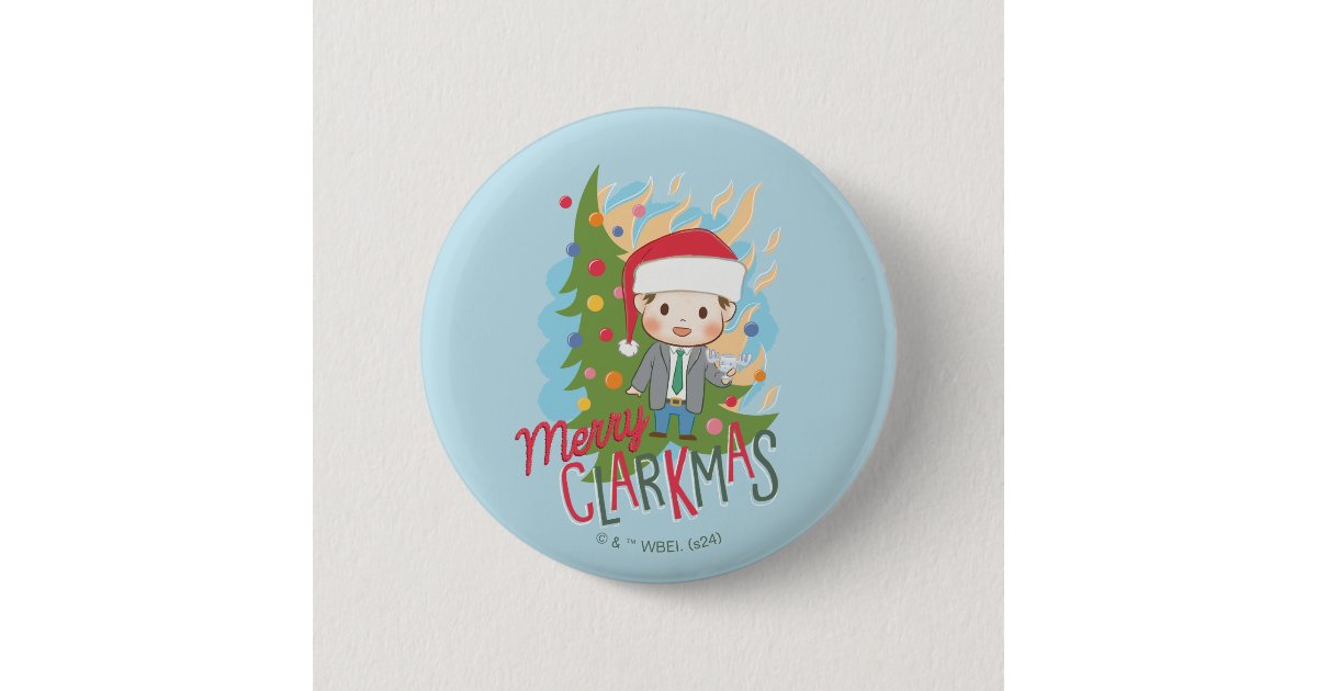 Christmas Vacation Merry Clarkmas Button | Zazzle