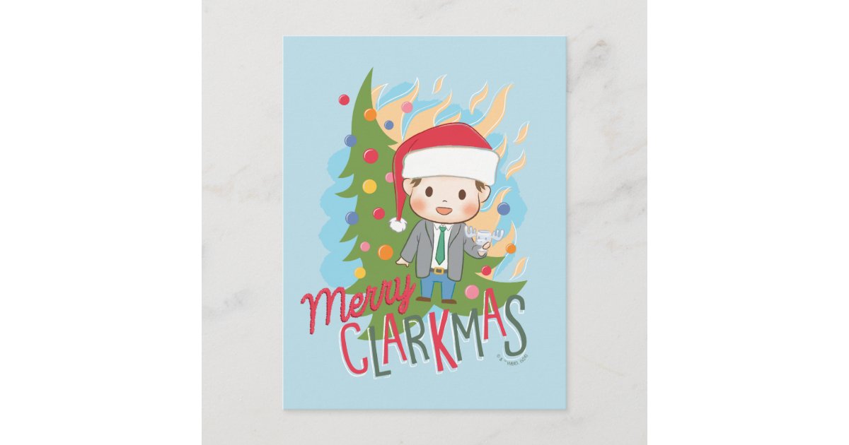 Christmas Vacation Merry Clarkmas Holiday Postcard | Zazzle