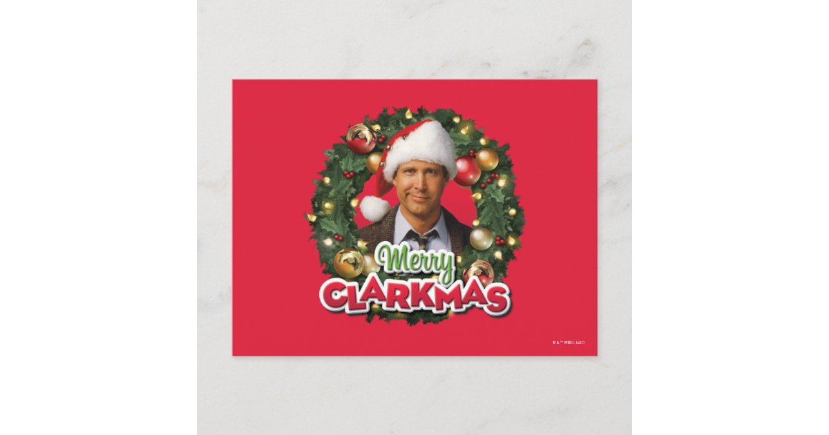 Christmas Vacation | Merry Clarkmas Postcard | Zazzle