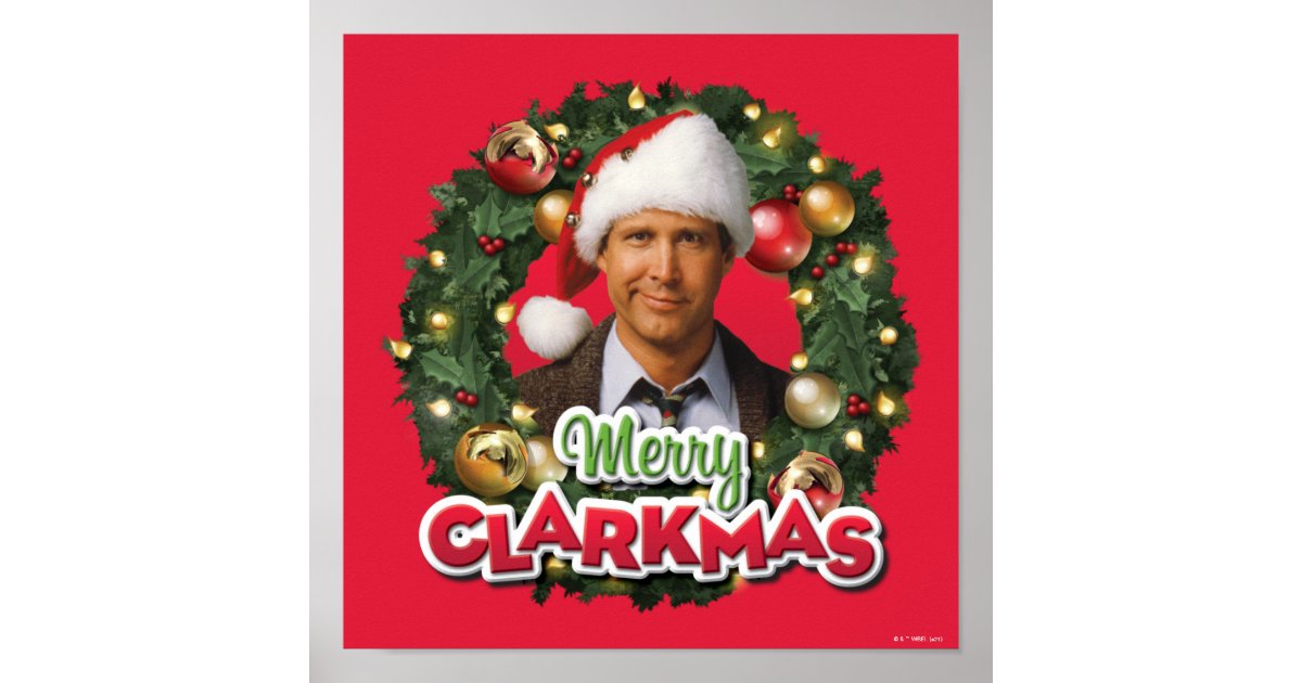 Christmas Vacation | Merry Clarkmas Poster | Zazzle