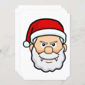 christmas vampire santa invitation | Zazzle