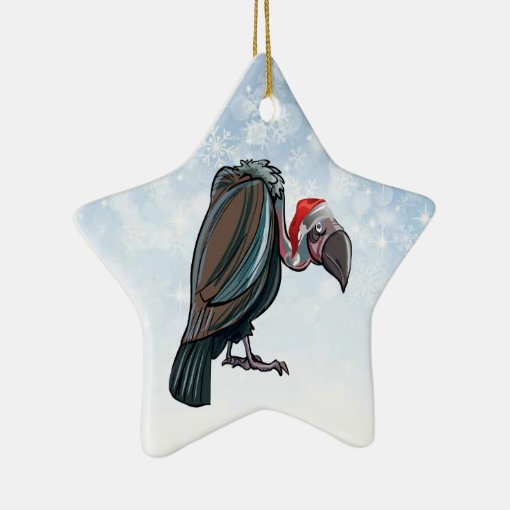 Christmas Vulture Star Ornament | Zazzle