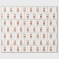 Christmas Watercolor Rabbits Wrapping Paper | Zazzle