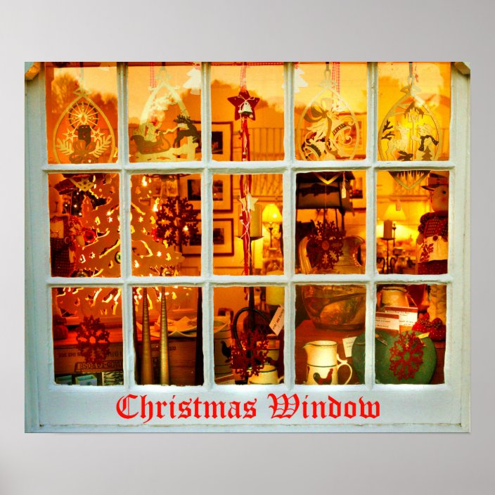 christmas window poster | Zazzle.com