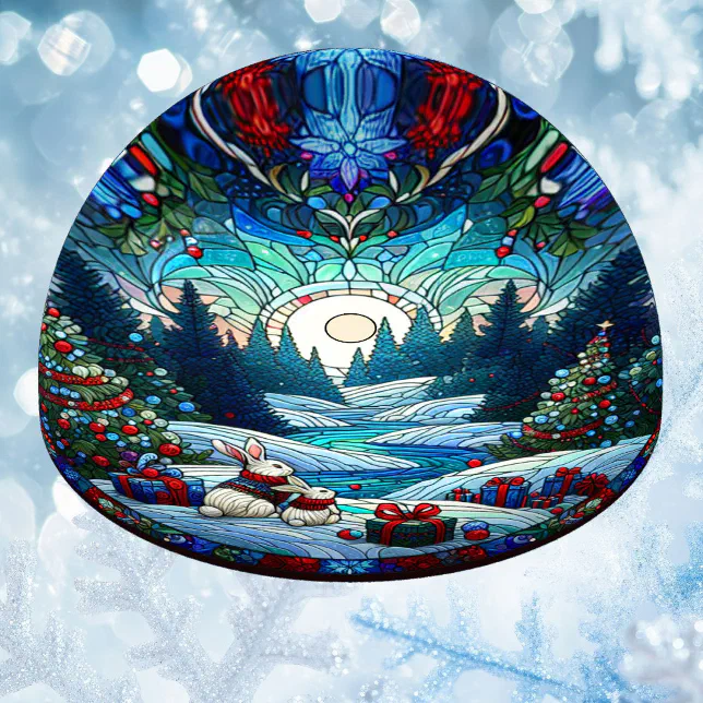 Christmas Winter Solstice Gift Cute Glass Paperweight | Zazzle