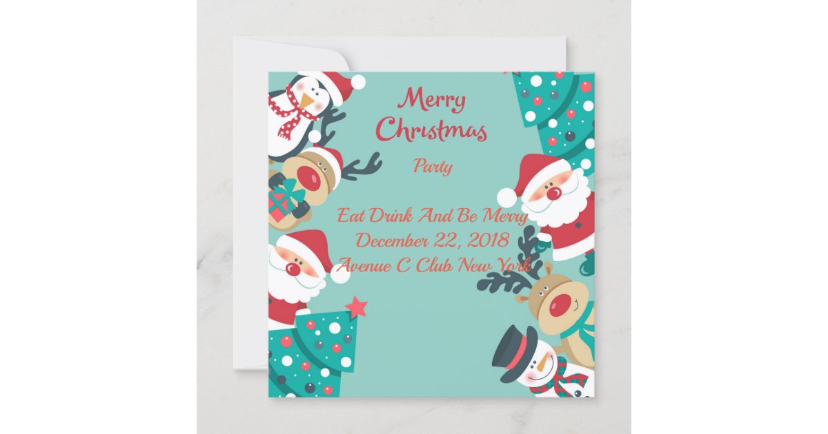 Christmas With Santa Invitation | Zazzle