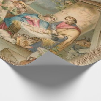 Christmas Wrapping Paper Jesus | Zazzle