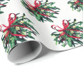 Christmas Wrapping Paper-Mistletoe Wrapping Paper | Zazzle