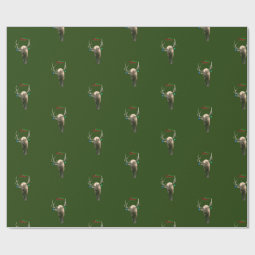 Christmas Wrapping Paper of elk | Zazzle