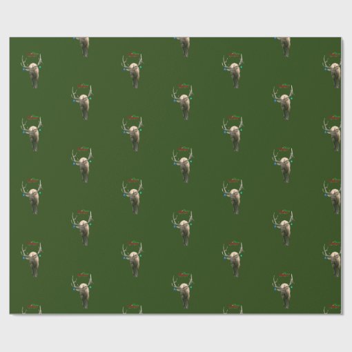 Christmas Wrapping Paper of elk | Zazzle