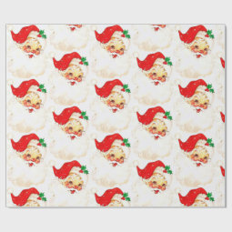 Christmas Wrapping Paper Santa | Zazzle