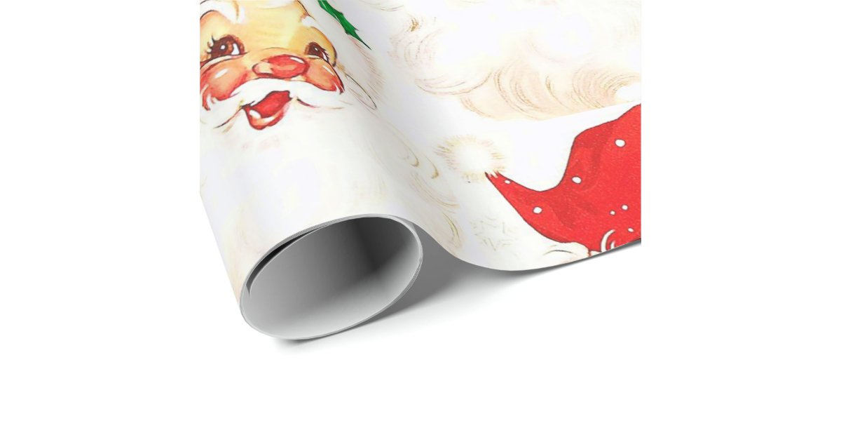 Christmas Wrapping Paper Santa | Zazzle