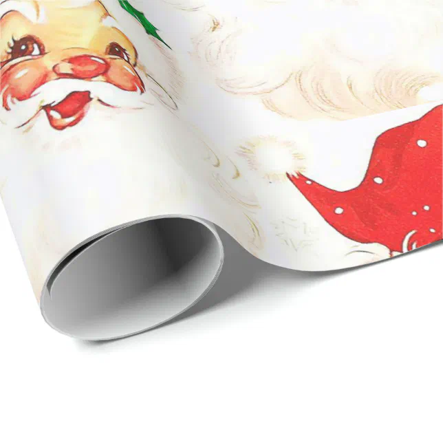 Christmas Wrapping Paper Santa | Zazzle