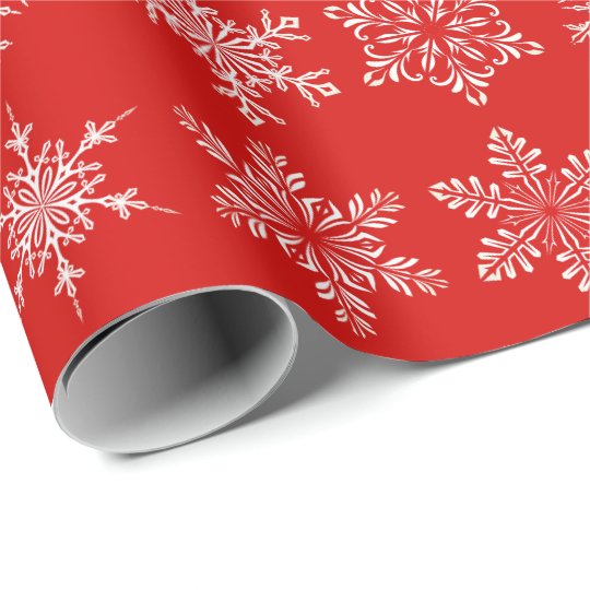 Christmas Wrapping Paper-Snowflakes Wrapping Paper | Zazzle.com