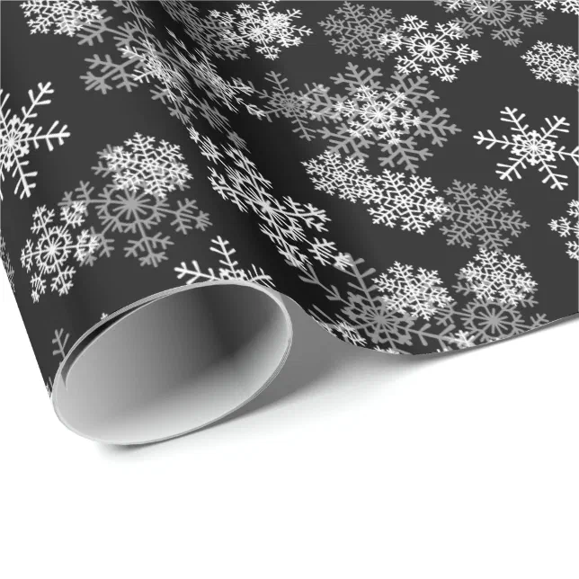 Christmas Wrapping Paper-Snowflakes Wrapping Paper | Zazzle