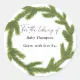 Christmas wreath - Baby Shower bookplate | Zazzle