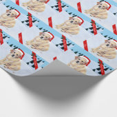 Christmas Yellow Labrador Puppy Wrapping Paper | Zazzle