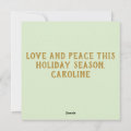 Christmas Yoga Reindeer Holiday Card | Zazzle