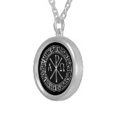 Christogram with Jesus Prayer in Romanian Pendant | Zazzle
