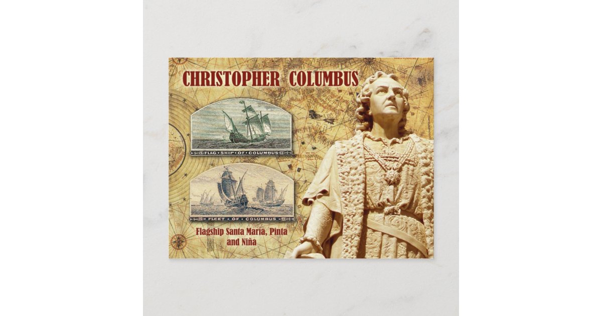 Christopher Columbus Postcard | Zazzle