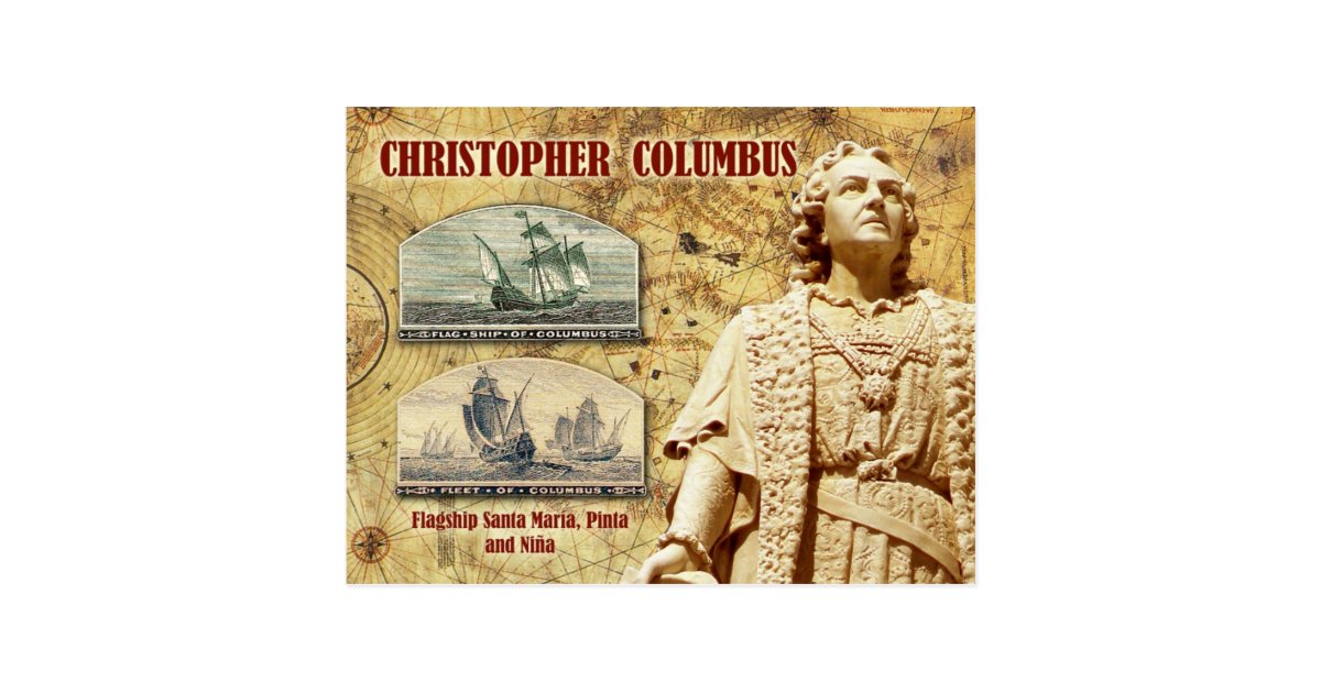 Christopher Columbus Postcard | Zazzle.com