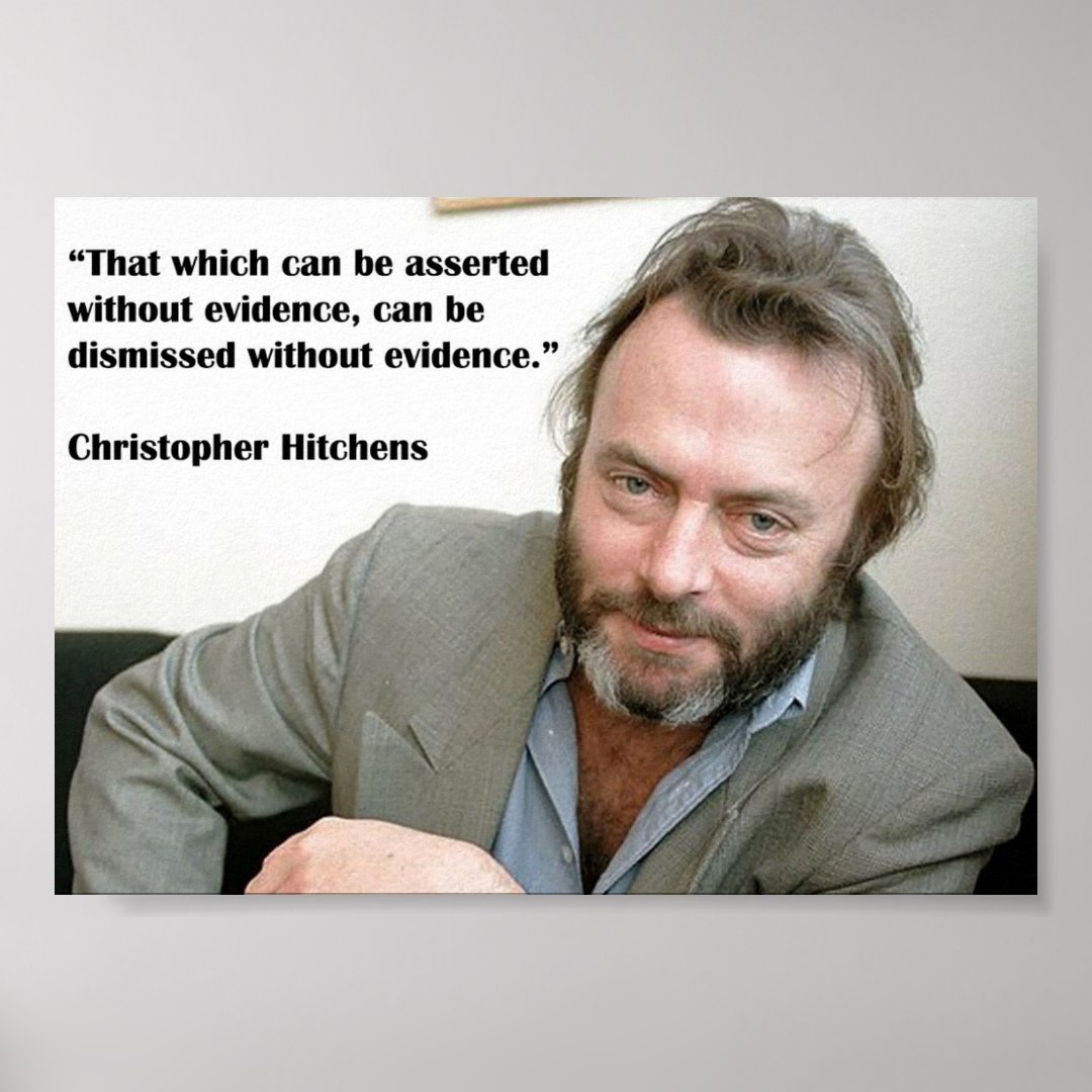 Christopher Hitchens Poster | Zazzle