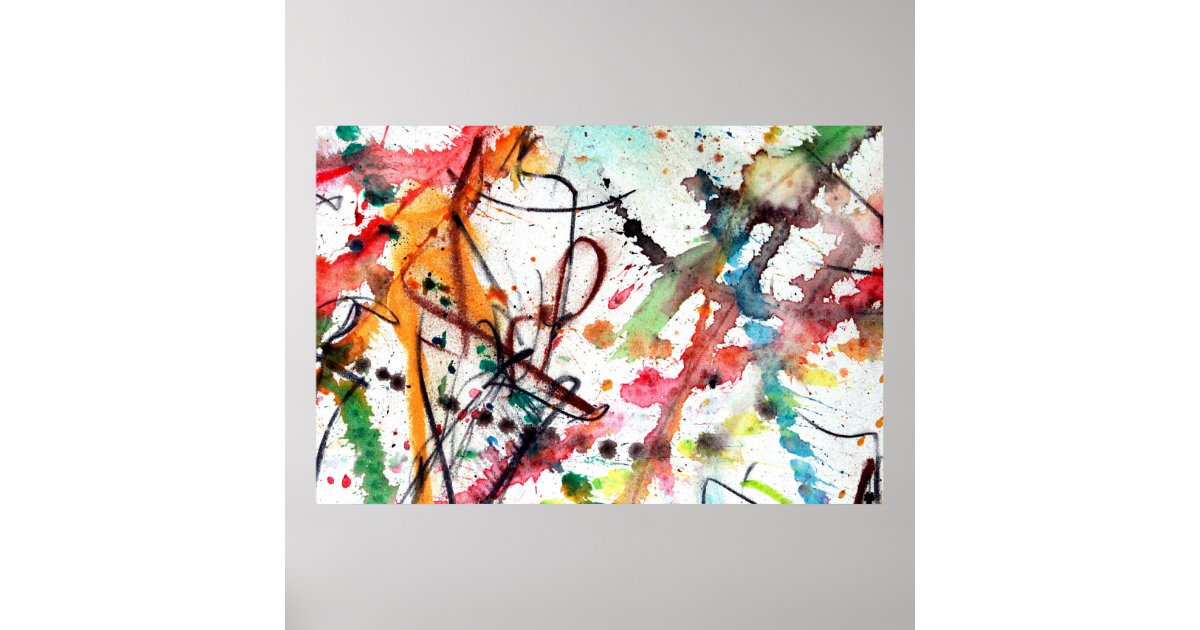 Chromatic Dance Detail 1 Poster | Zazzle