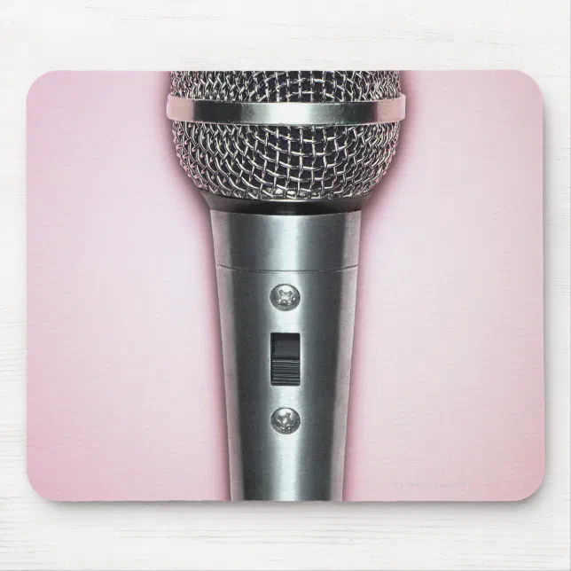 Chrome Microphone Mouse Pad | Zazzle