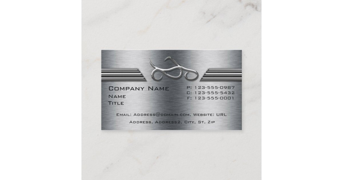 Chrome Motorcycle Business Cards | Zazzle