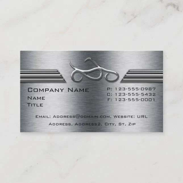 Chrome Motorcycle Business Cards | Zazzle