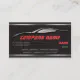 Chrome Outline Corvette Business cards | Zazzle