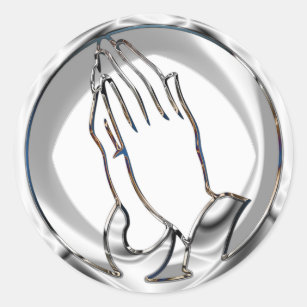 Praying Hands Stickers | Zazzle