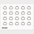 Chrome Shark Jaws Classic Round Sticker | Zazzle
