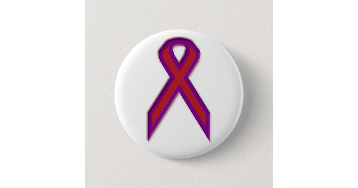 Chronic Migraine Awareness Ribbon - Pin | Zazzle