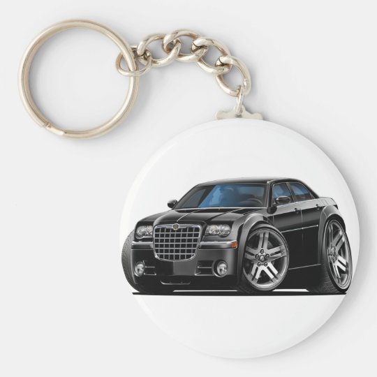 Chrysler 300 Black Car Keychain | Zazzle.com
