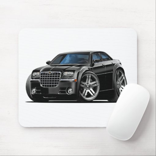 Chrysler 300 Black Car Mouse Pad | Zazzle