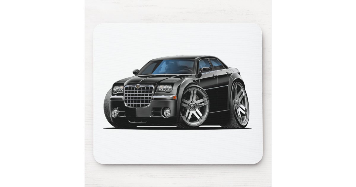 Chrysler 300 Black Car Mouse Pad | Zazzle