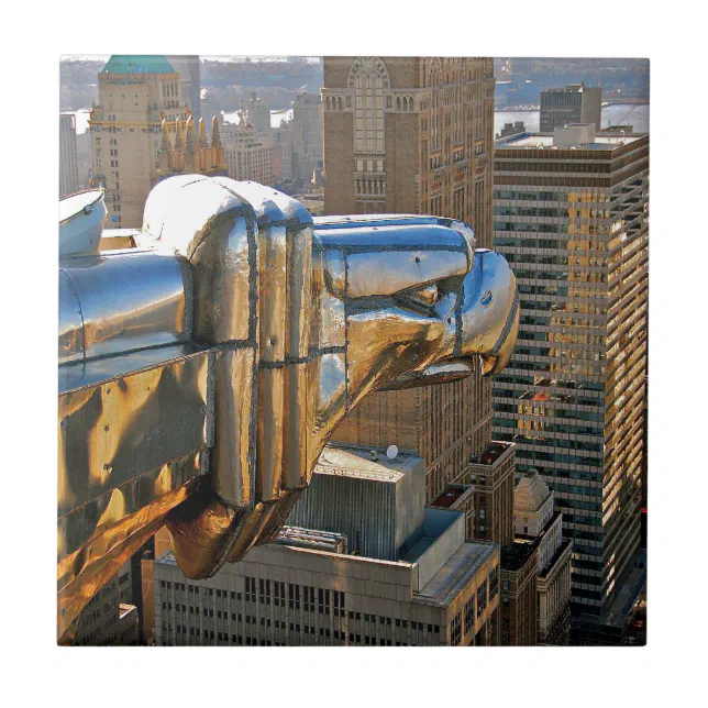 Chrysler Building: Gargoyle Tile | Zazzle