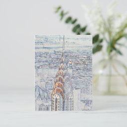 Chrysler Building Postcard | Zazzle