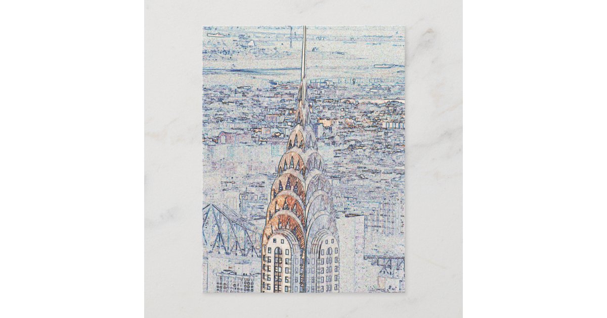Chrysler Building Postcard | Zazzle
