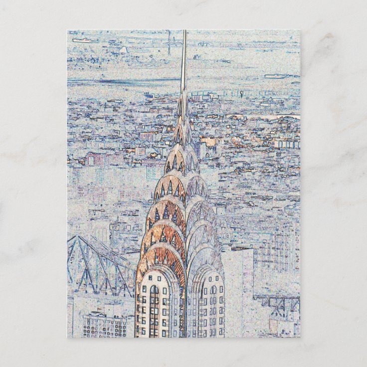 Chrysler Building Postcard | Zazzle