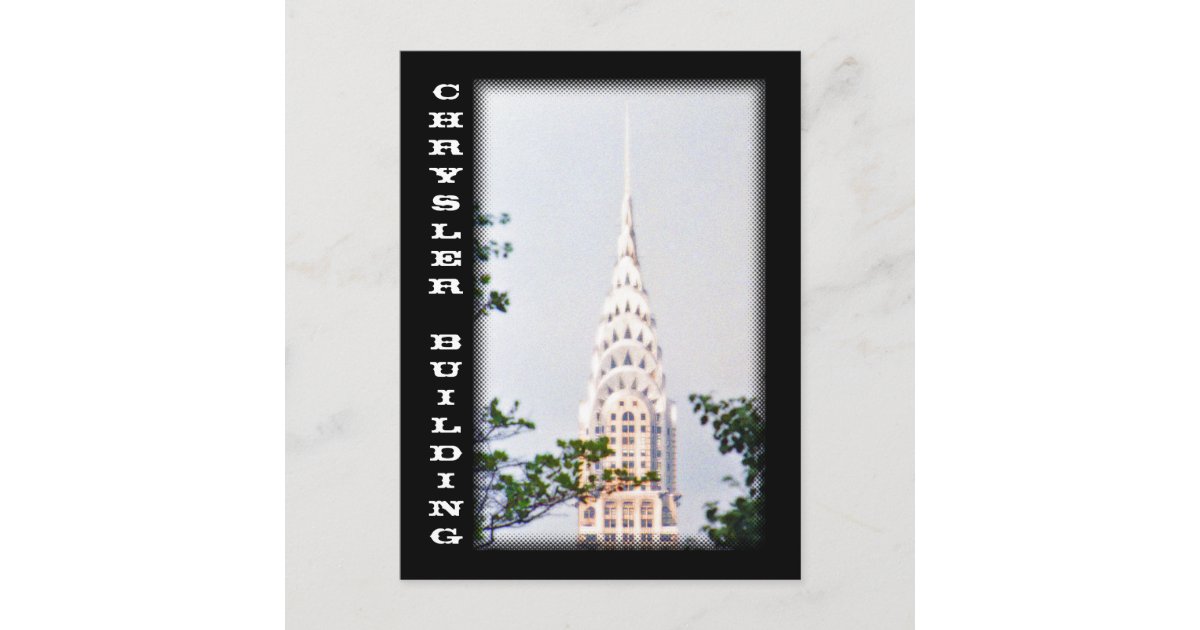 Chrysler Building Postcard | Zazzle