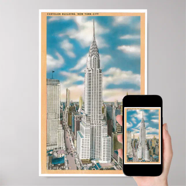 Chrysler Building Poster | Zazzle