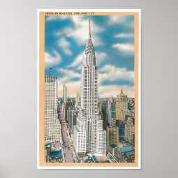 Chrysler Building Poster | Zazzle