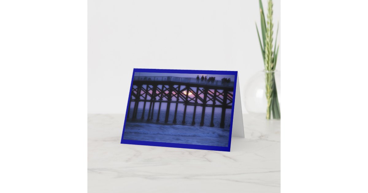 Chrystal Pier Card | Zazzle