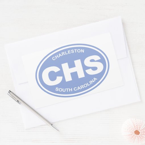 CHS (Charleston SC) Rectangular Sticker | Zazzle