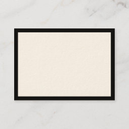 Chubby Black Border OB/GYN Business Card | Zazzle