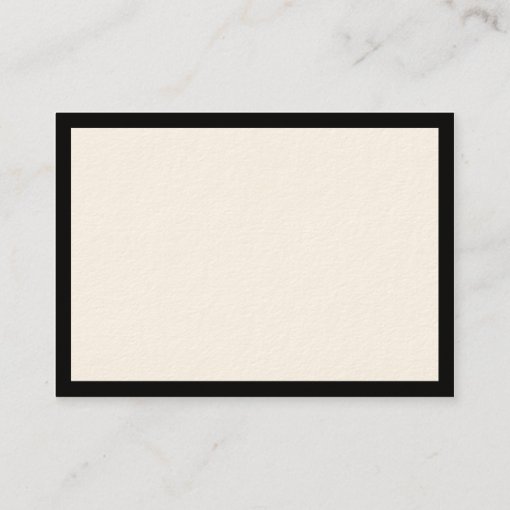 Chubby Black Border OB/GYN Business Card | Zazzle