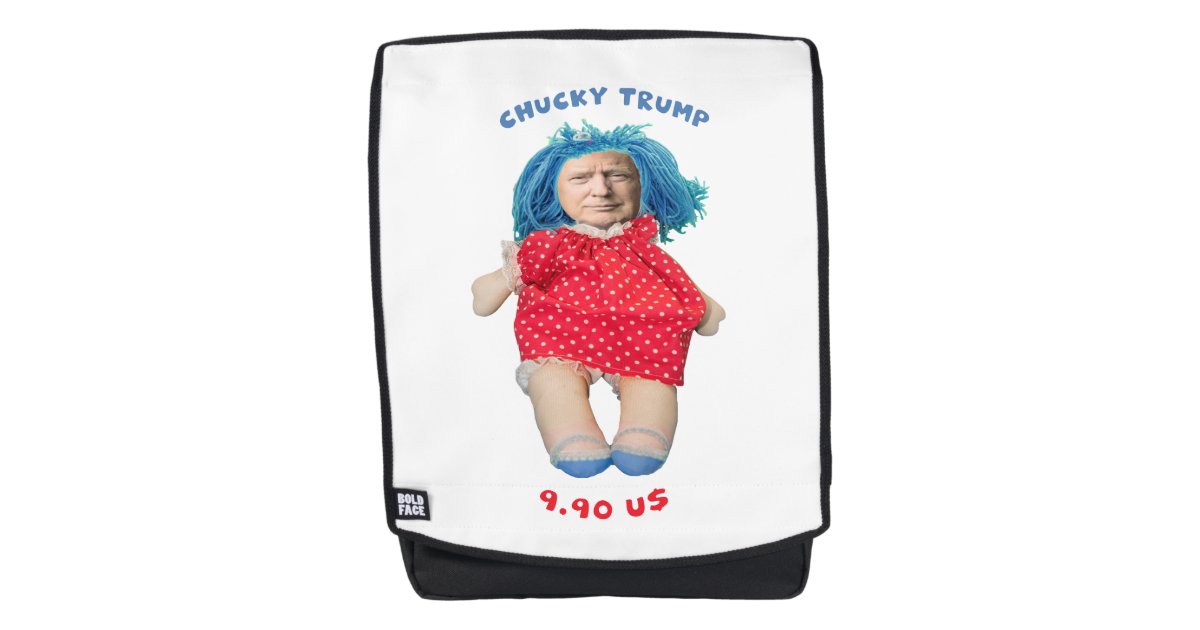 Chucky Donald Trump Doll Backpack | Zazzle