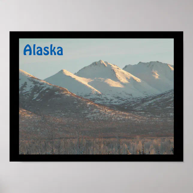 Chugach Range Poster | Zazzle